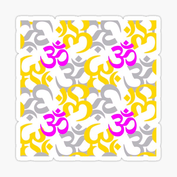"Om" Sticker by images2delight | Redbubble