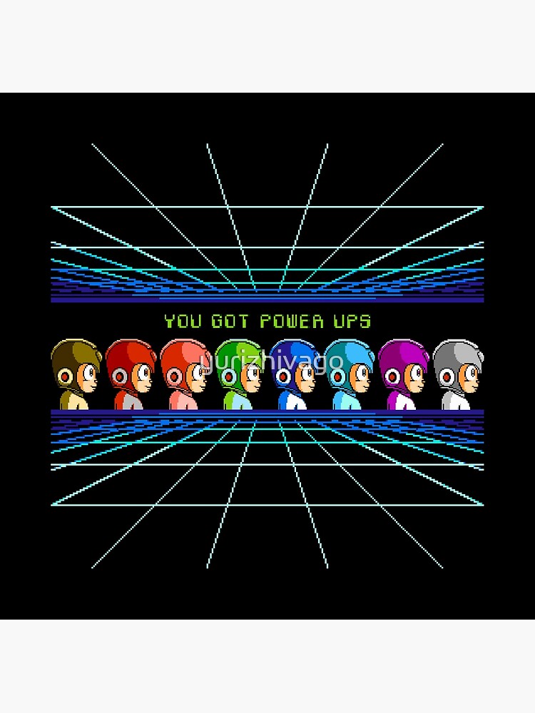 "You Got Power Ups (Mega Man 4 1991)" Poster for Sale by yurizhivago ...