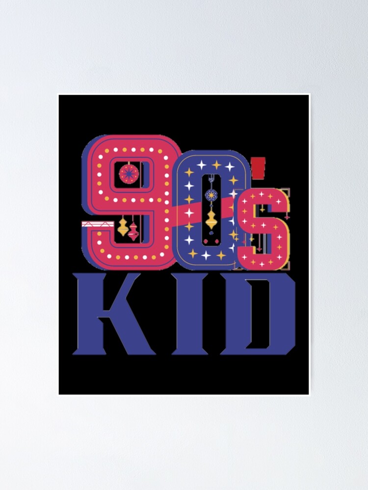 "90S KID 90S VIBE 90S COLLECTIONS" Poster for Sale by YonSaha | Redbubble