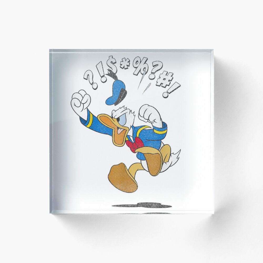 "Donald Duck Angry Funny" Poster for Sale by DonaldUS | Redbubble