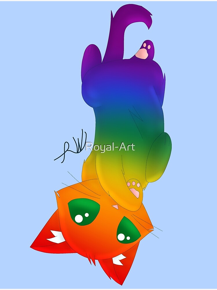 "Lgbtq+ Pride Cat " Poster by Royal-Art | Redbubble