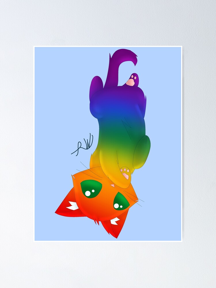 "Lgbtq+ Pride Cat " Poster by Royal-Art | Redbubble