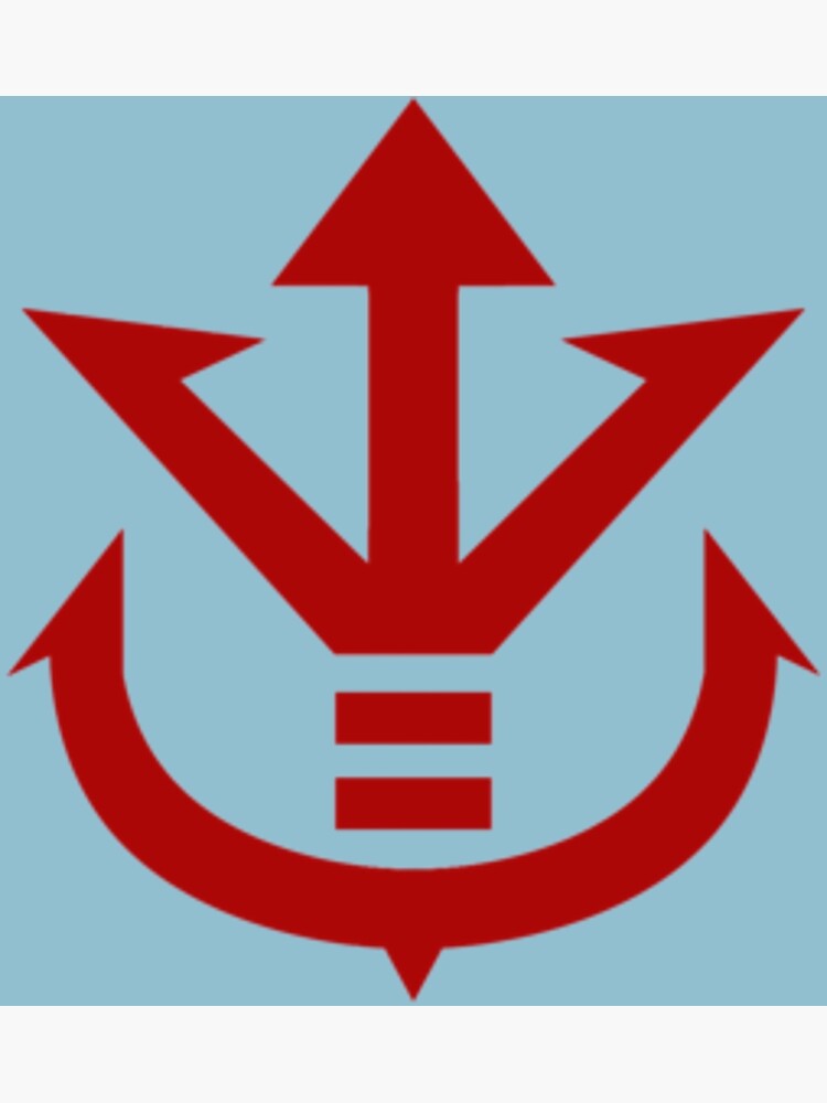 "Vegeta Saiyan Royal Symbol Dragon Ball" Poster for Sale by NoemieEbert ...