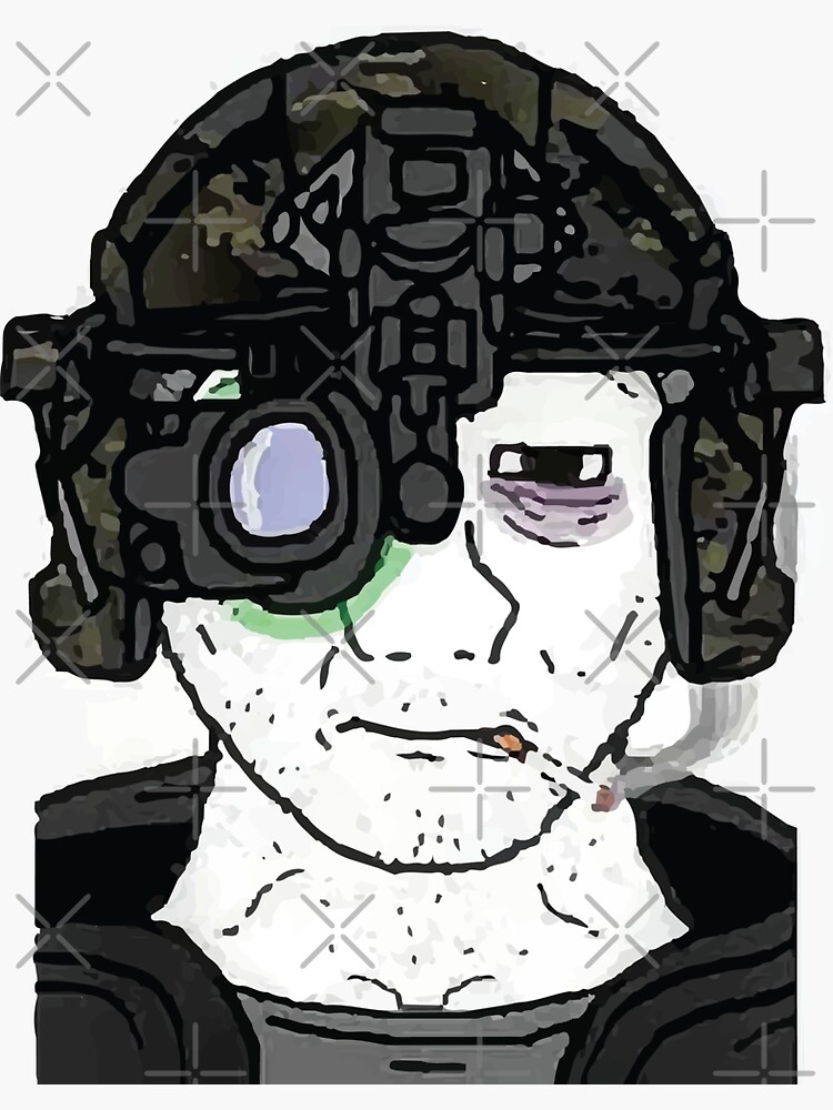 "Task force doomer " Sticker by hamzarathoustra | Redbubble