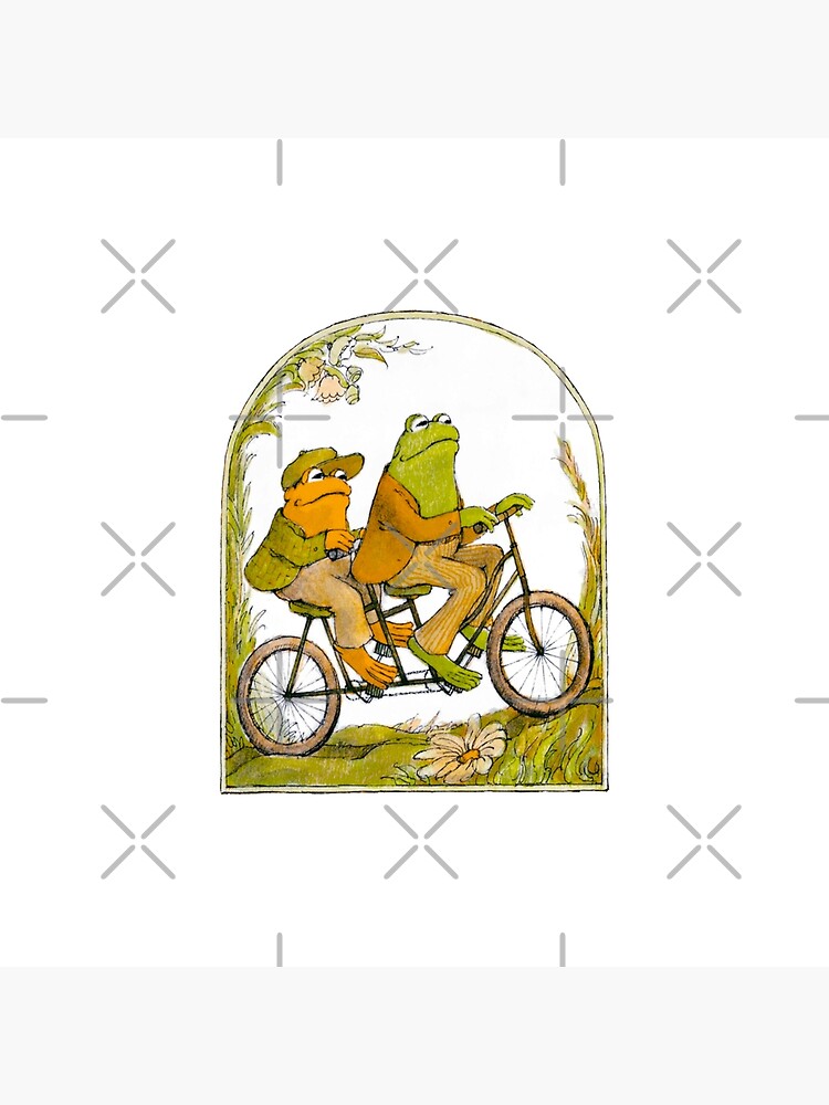 "Frog and Toad Bike | Cottagecore" Poster by FetSou | Redbubble