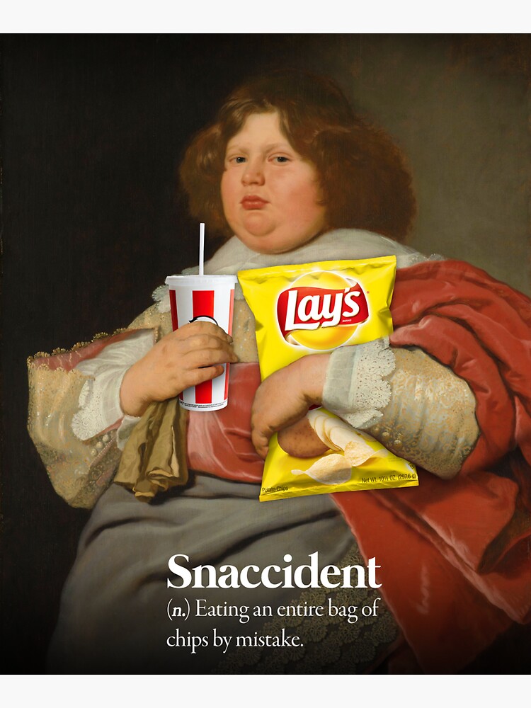 "Snaccident" Sticker for Sale by Varkeyart | Redbubble