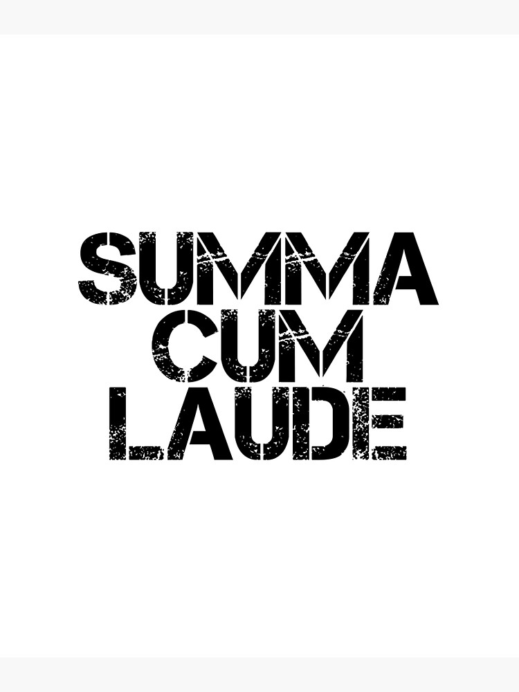 "Summa Cum Laude - Graduation" Poster by InnovateOdyssey | Redbubble