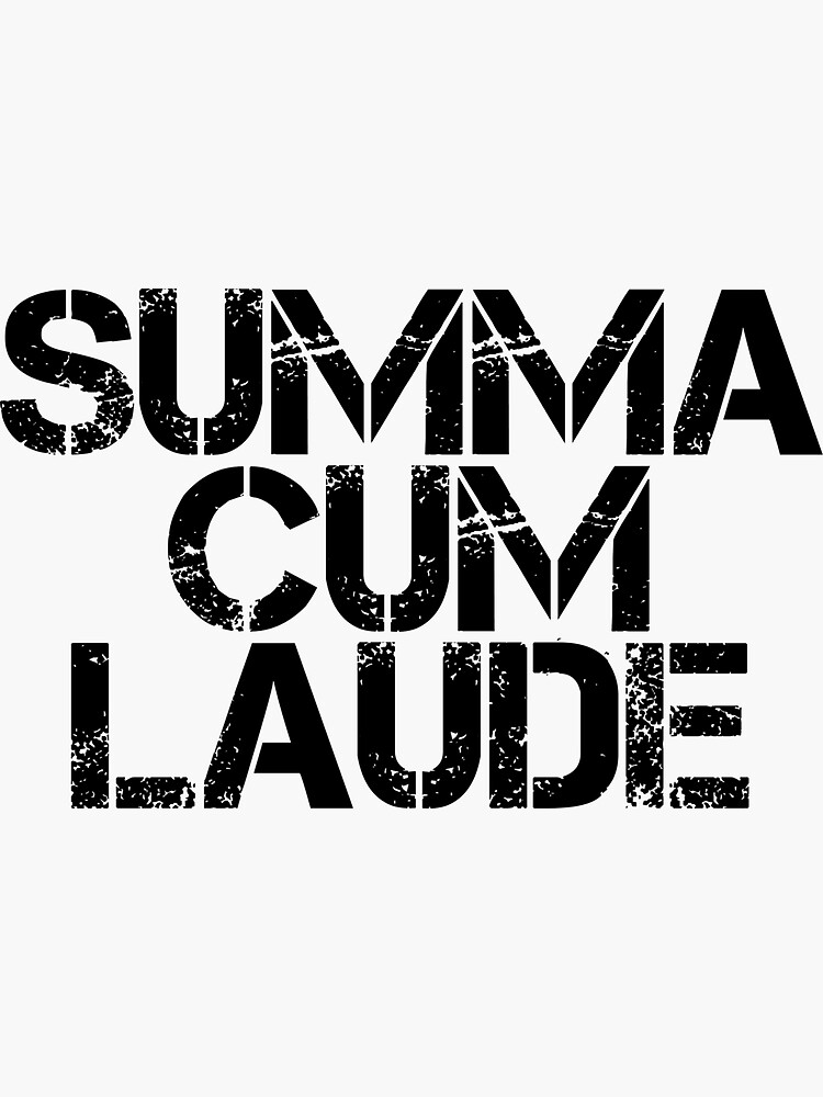 "Summa Cum Laude - Graduation" Sticker for Sale by InnovateOdyssey ...