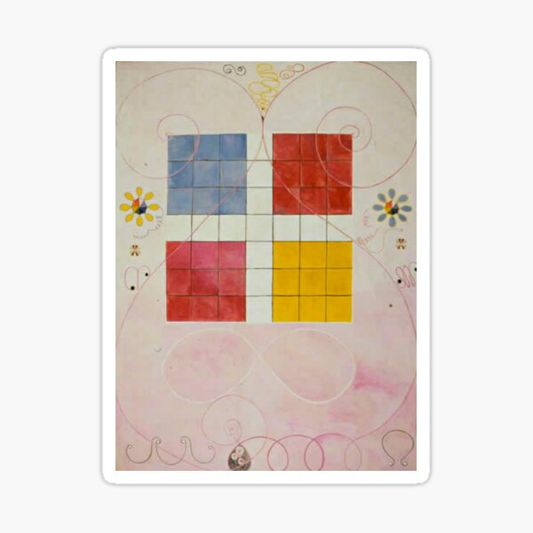 "Hilma af Klint The Ten Largest, No.10, Old Age" Sticker for Sale by ...