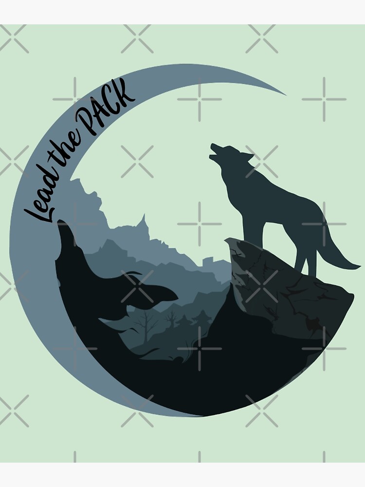 "Lead the Pack" Poster for Sale by Crinoidz | Redbubble