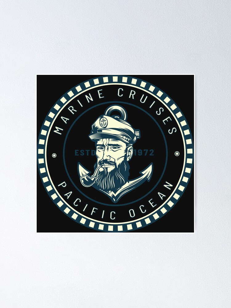 "CAPTAIN " Poster for Sale by crow-seller | Redbubble