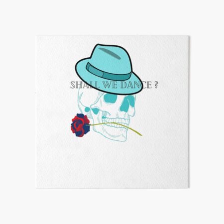 "Effusive of skeletal face" Art Board Print by DelonixDesign | Redbubble