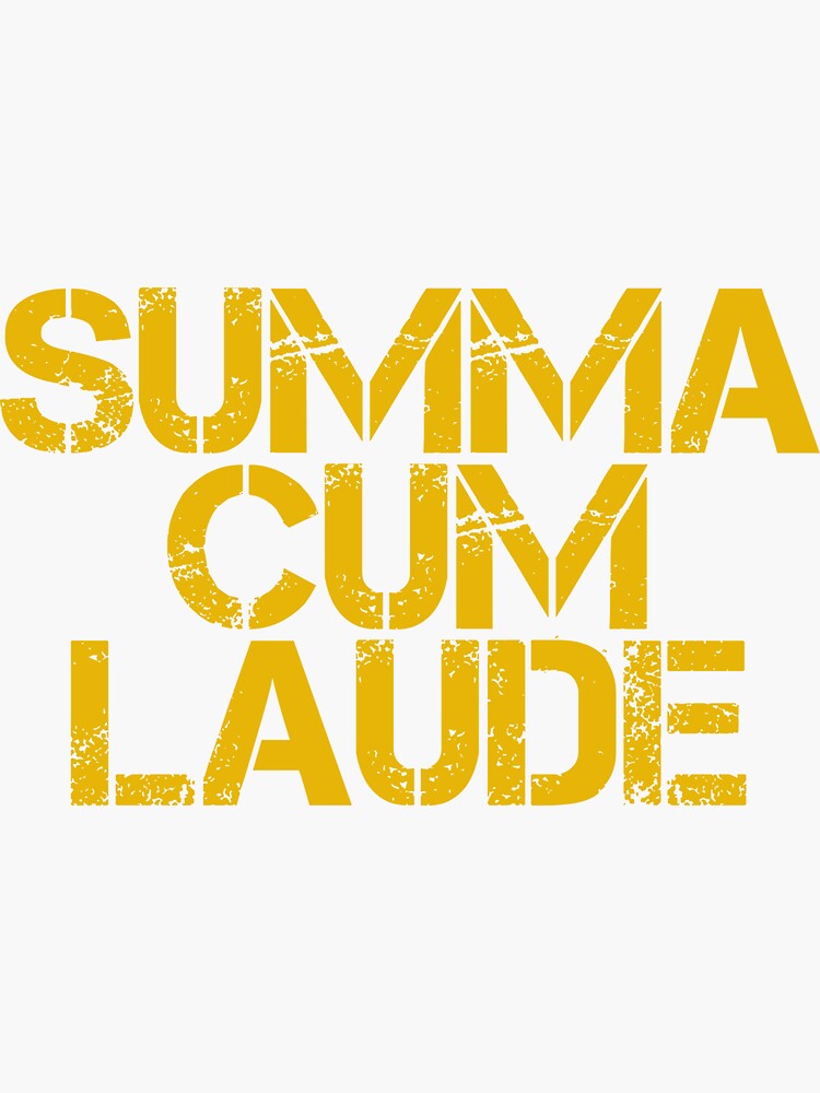 "Summa Cum Laude - Graduation" Sticker for Sale by InnovateOdyssey ...