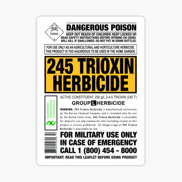 "245 Trioxin - The Return of the Living Dead (Version 2)" Sticker for ...
