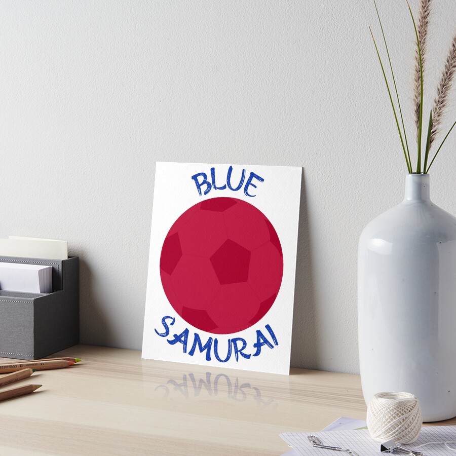 "Blue Samurai Football Team" Art Board Print for Sale by dbonz | Redbubble