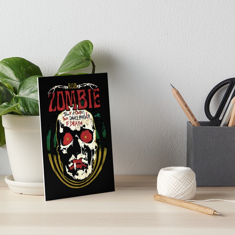 "vintage rob zombie band art" Art Board Print for Sale by ...