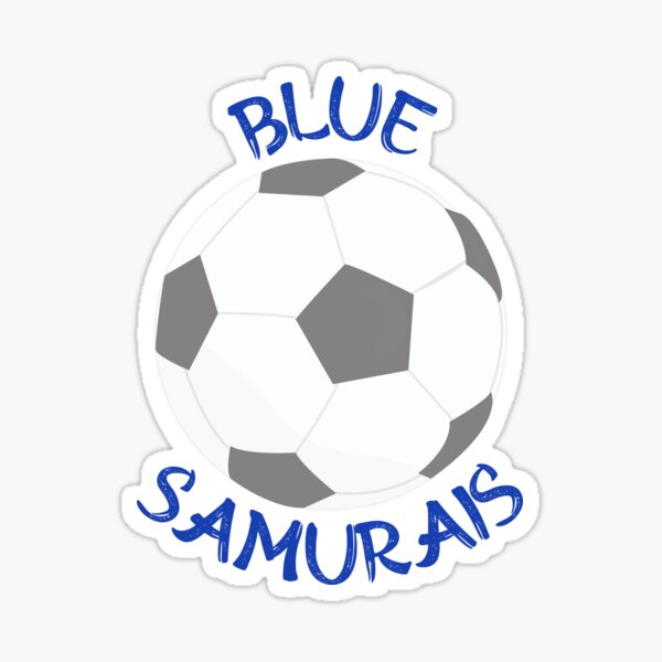 "Blue Samurai Japan Soccer team" Sticker by dbonz | Redbubble