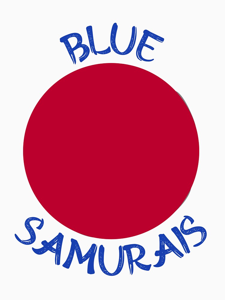 "Blue Samurai Japan Football" T-shirt for Sale by dbonz | Redbubble ...