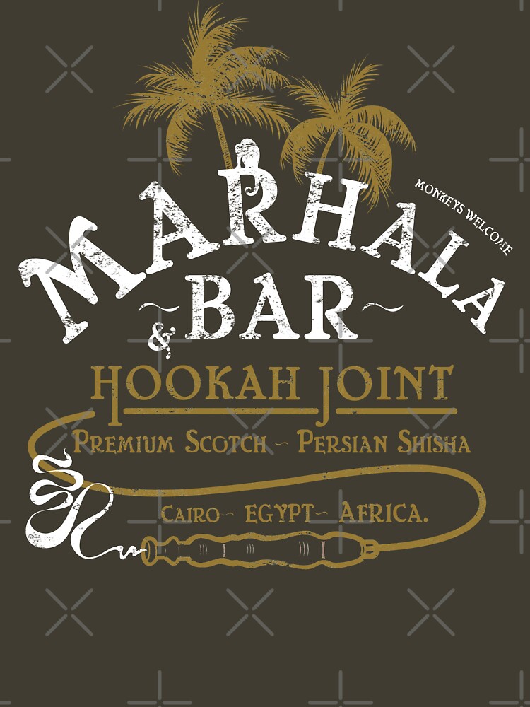 "Marhala Bar and Hookah Joint (Gold Edition)" T-shirt for Sale by ...