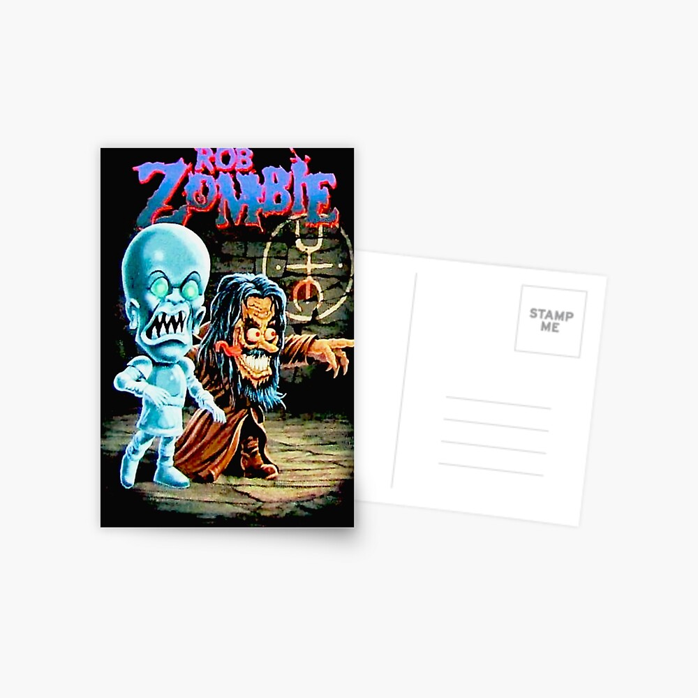 "vintage rob zombie band art" Postcard for Sale by kendrickdoktzns ...