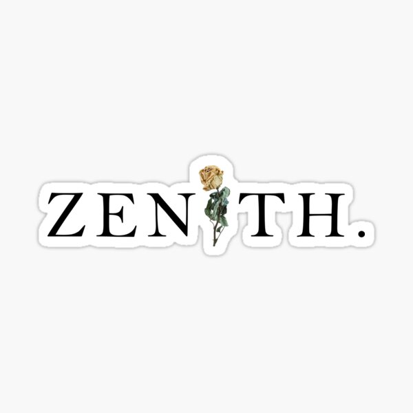 "zenith flower" Sticker for Sale by ZenithLitMag | Redbubble