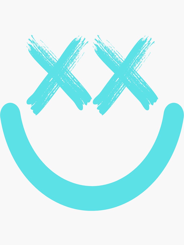 "X smile" Sticker by MrPrimus | Redbubble