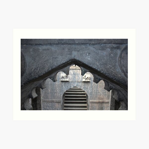 "The Stone Arch Gates of Baramotichi Vihir" Art Print for Sale by ...