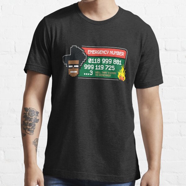 "The IT Crowd Emergency Number" T-shirt by GeeksUnique | Redbubble