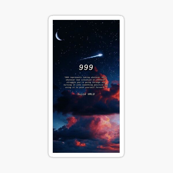 "juice wrld" Sticker by denisz11 | Redbubble