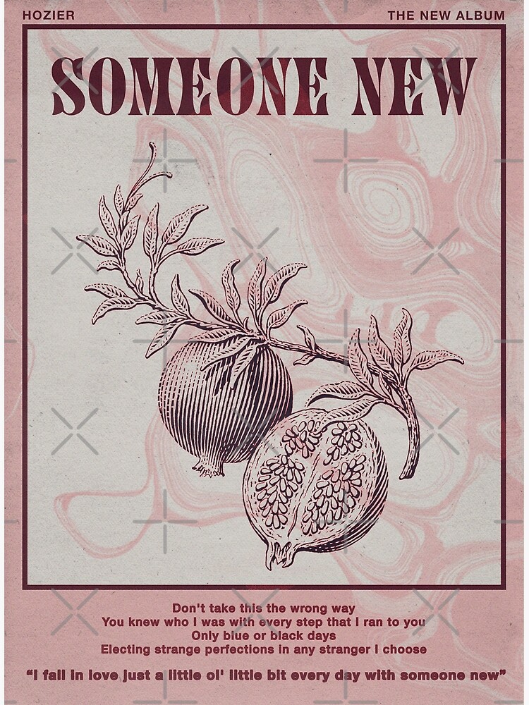Someone New Hozier Premium Matte Vertical Poster