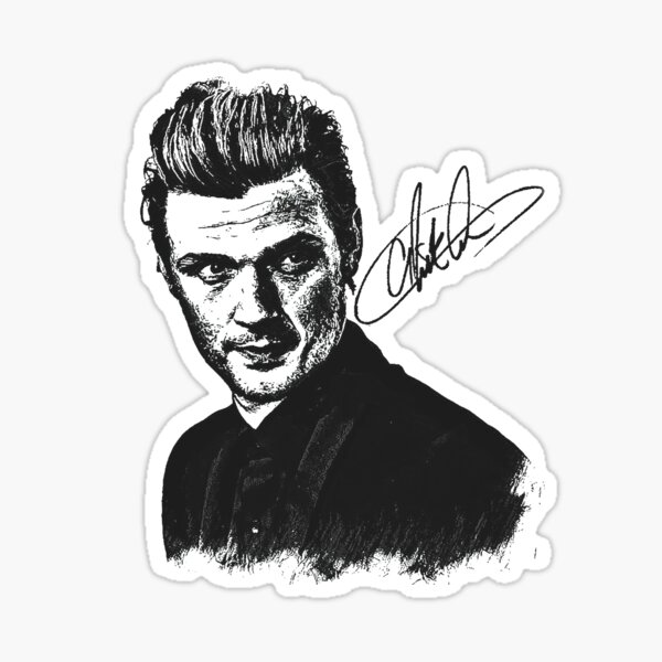 "Nick Sign" Sticker by yunitnotes | Redbubble