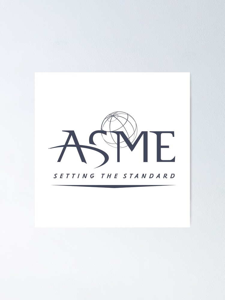 "American Society of Mechanical Engineers logo" Poster by stamtwill ...