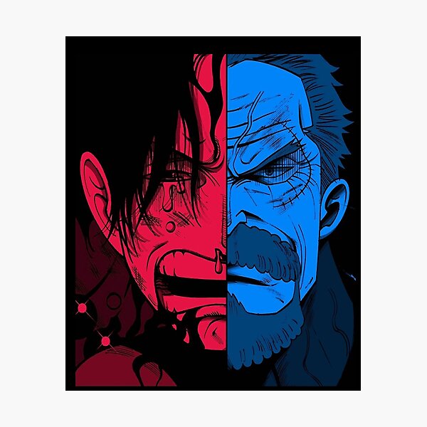 "One Piece Monkey D. Garp and Portgas D Ace Graphic " Photographic ...
