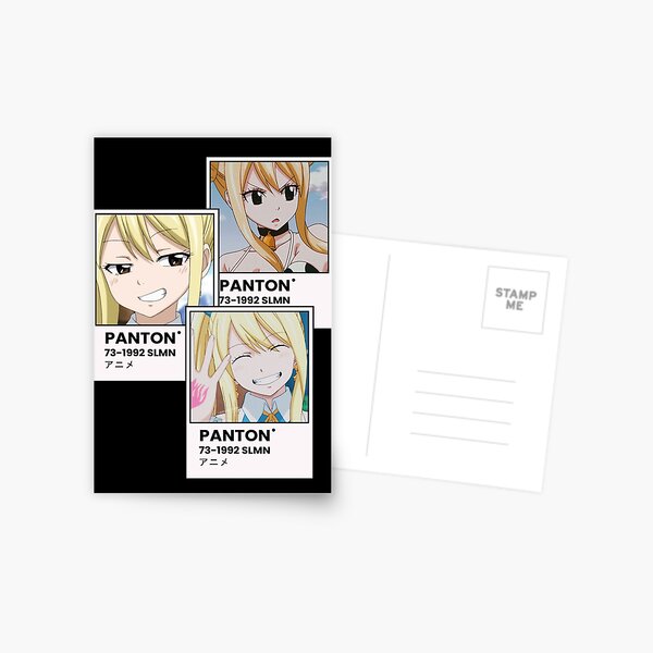 "Lucy Heartfilia Fairy Tail Feari Teiru Panton Anime Design" Postcard ...