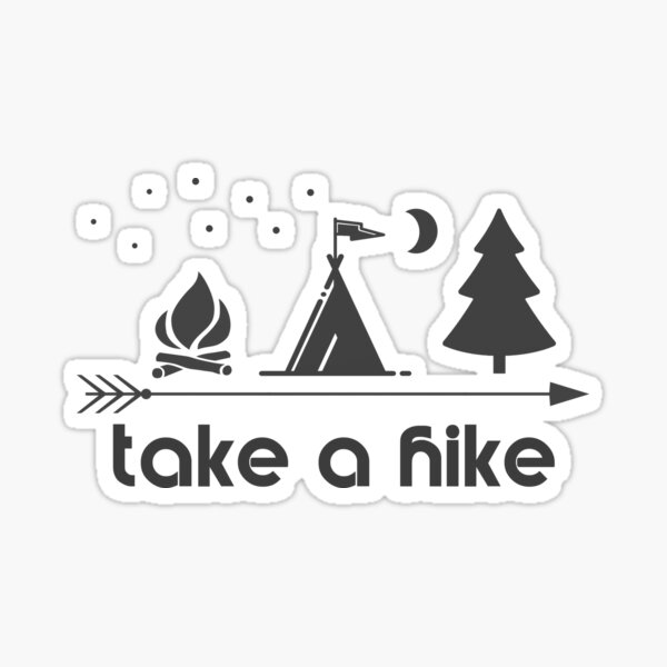 "Hike" Sticker by della95 | Redbubble