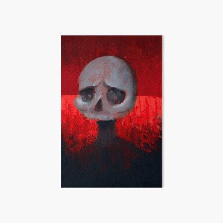 "Unsure Skeleton" Art Board Print for Sale by sheep-in-a-box | Redbubble