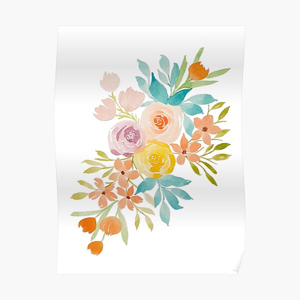 "3 Roses and more." Poster for Sale by orlyfuchsgalche | Redbubble