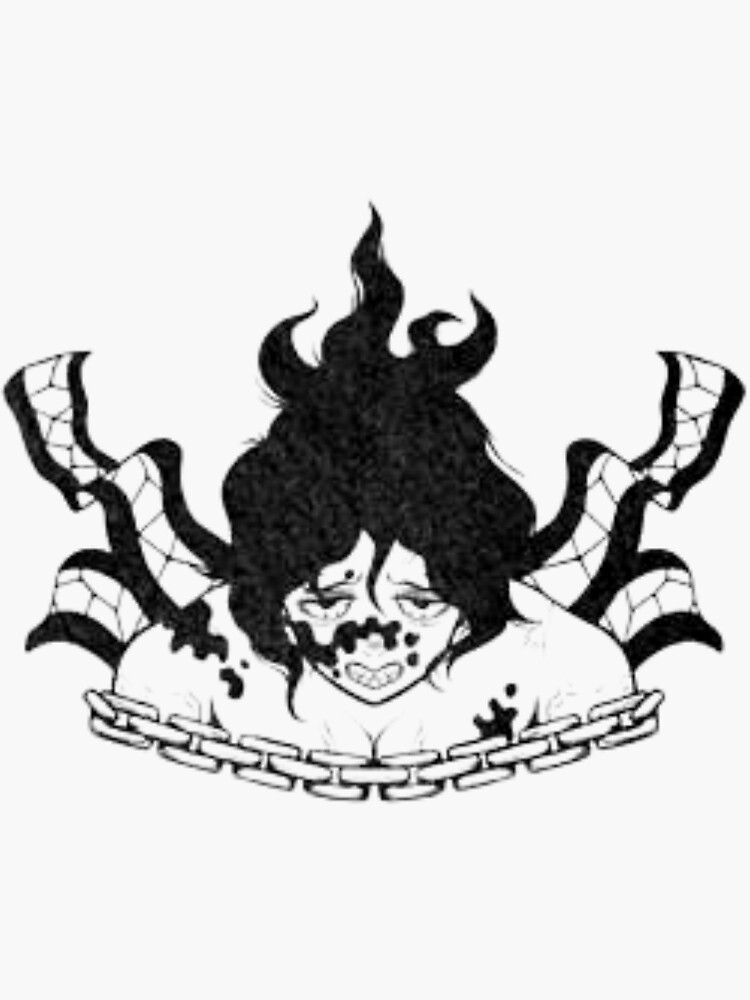 "Demon Slayer Collection: Gyutaro" Sticker by Judicrea | Redbubble