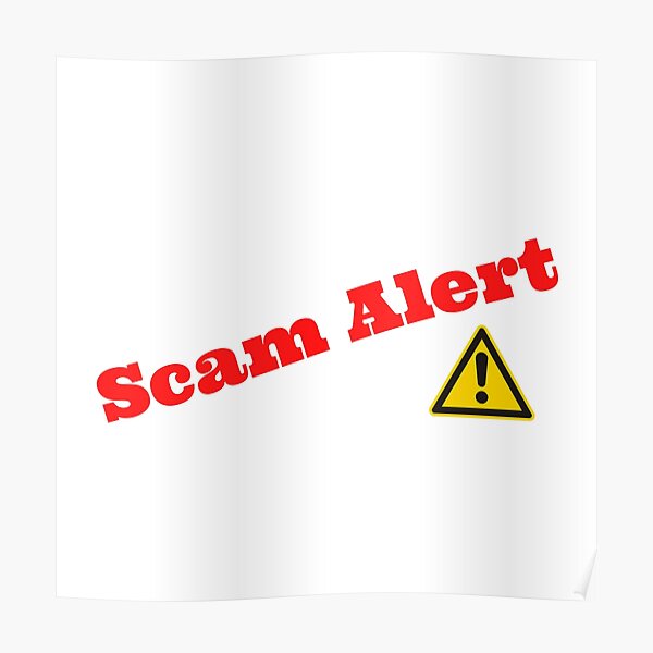 " Scam Alert - Stop The Scam - Beware Of Scam - Message Alert - Funny ...