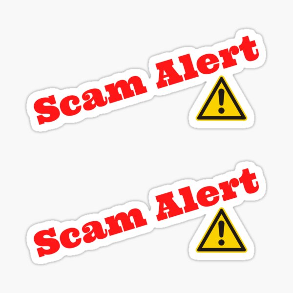 " Scam Alert - Stop The Scam - Beware Of Scam - Message Alert - Funny ...