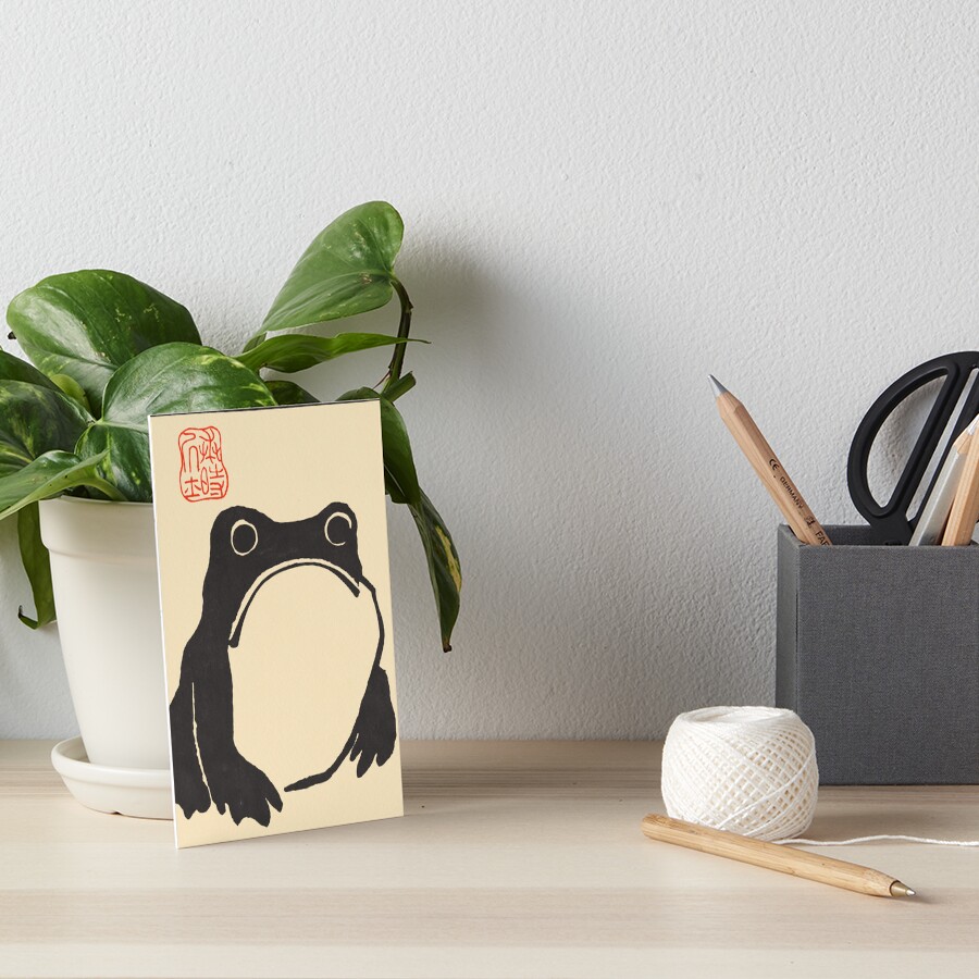 "Japanese Frog Art Print" Art Board Print for Sale by spameris86 ...