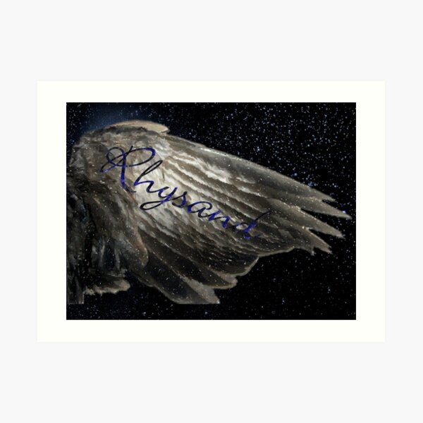 "Rhysand Wing" Art Print by amandakoz | Redbubble