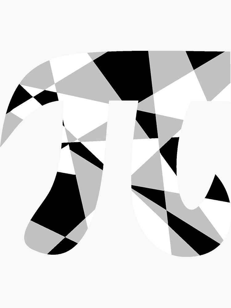 "Geometric Pi" Sticker for Sale by technolotees | Redbubble