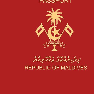 "Maldives passport" Art Board Print for Sale by HAKVS | Redbubble