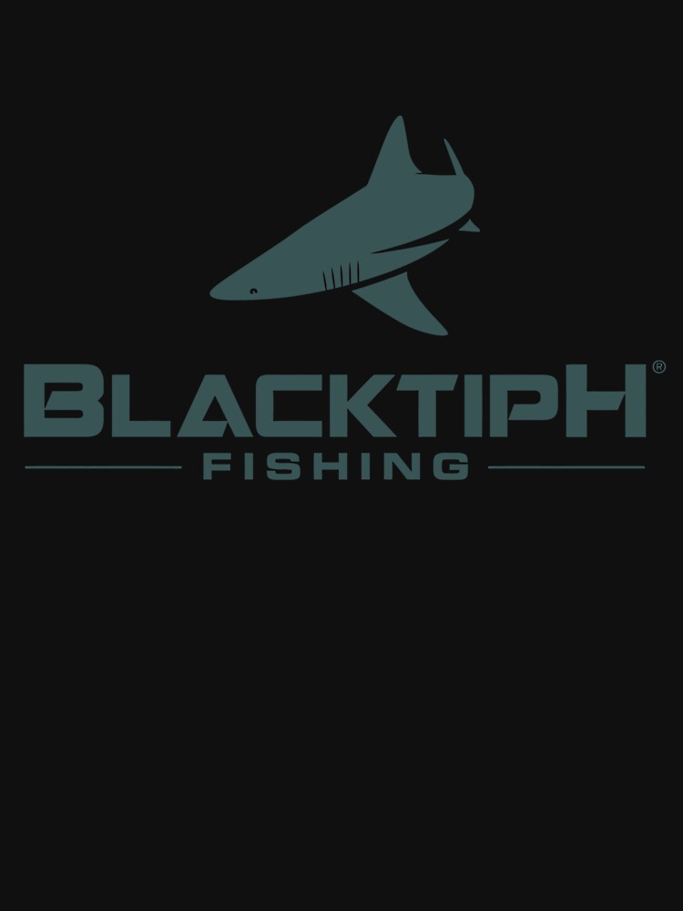 "blacktiph fishing logo" T-shirt for Sale by BourbonNoon | Redbubble ...