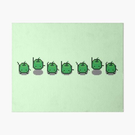 "Stardew Valley Green Junimo Waving" Art Board Print by aiya-pixels ...
