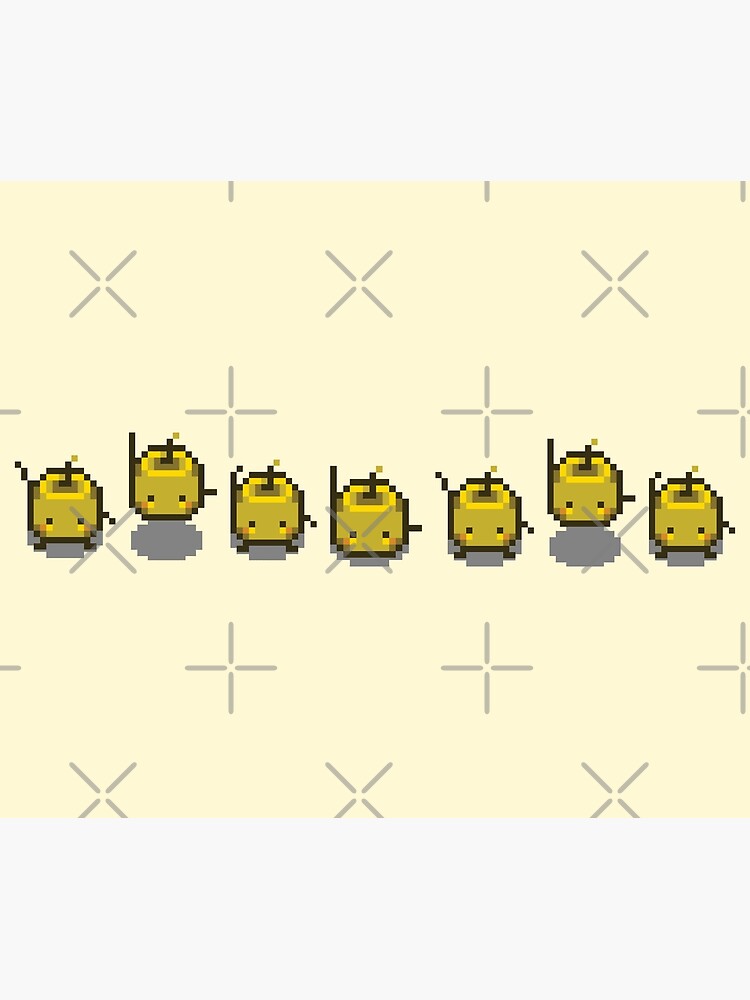 "Stardew Valley Yellow Junimo Waving" Poster for Sale by aiya-pixels ...