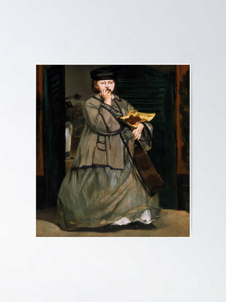 "Street Singer-Edouard Manet" Poster for Sale by superbarts | Redbubble