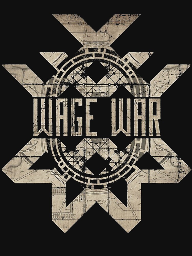 "Wage war blueprints logo classic t shirt" T-shirt for Sale by Velagala ...