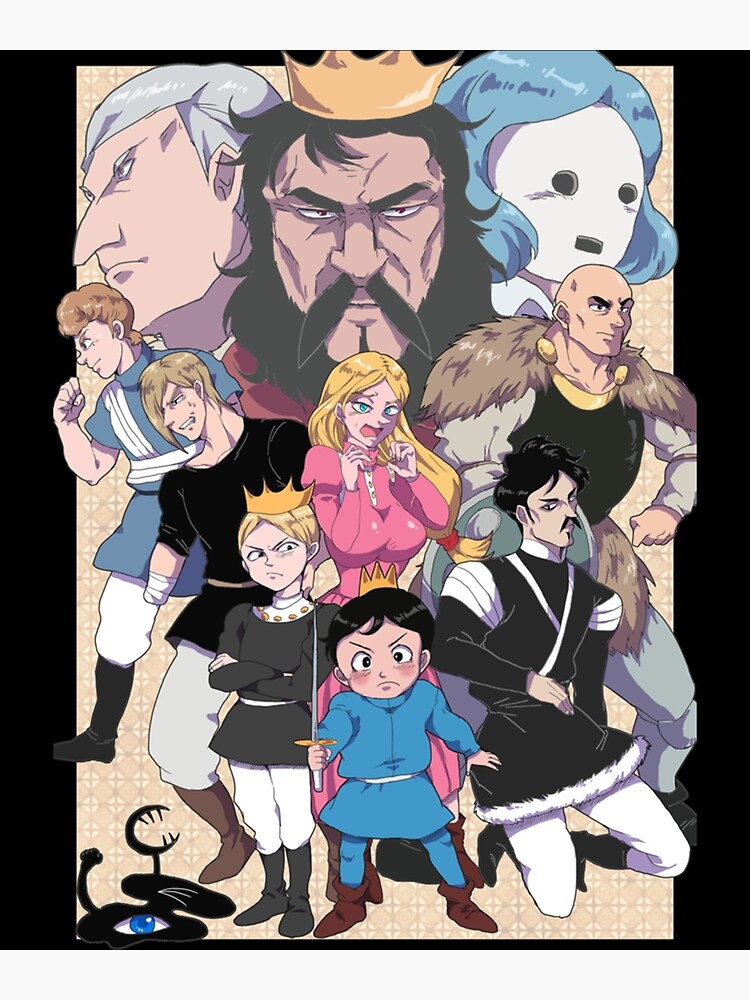 "Ousama Ranking characters - Ranking of Kings anime " Art Print for ...